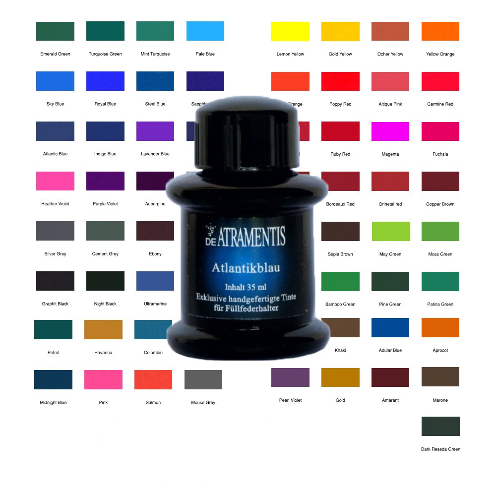De Atramentis Ink - Ink Bottle (65 colors) | Appelboom.com