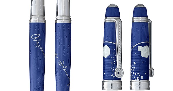 David Oscarson Alexander Fleming Blue ST Fountain pen - Vulpen ...