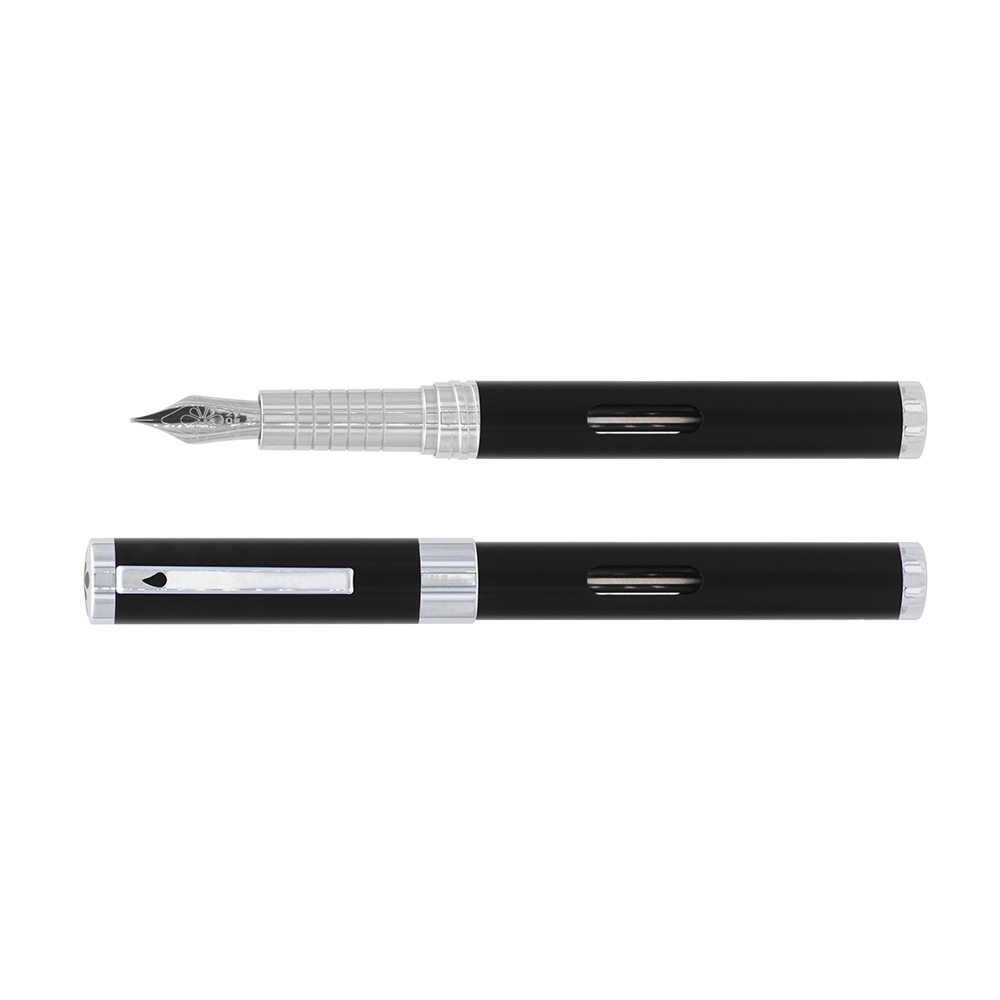 Diplomat Nexus Black CT Fountain pen - Vulpen / Fountain pen ...
