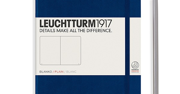 Leuchtturm1917 Notebook Medium A5 Navy Notebook Appelboom