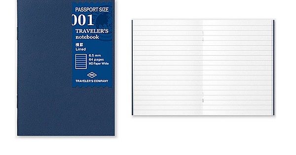 Traveler's Company Refill Passport 001 Lined Notebook | Appelboom.com