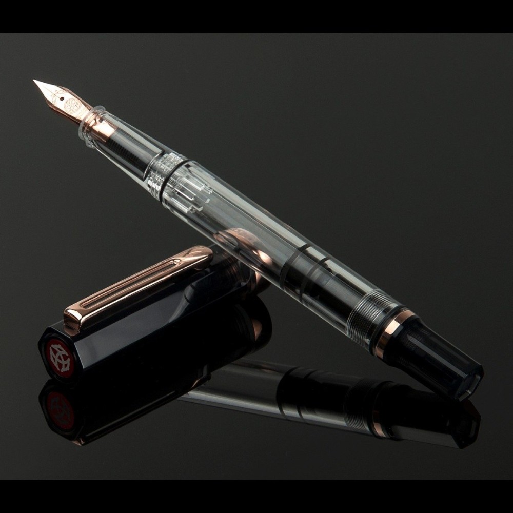 TWSBI Eco Smoke Rose Gold RGT Fountain pen - Vulpen / Fountain pen ...