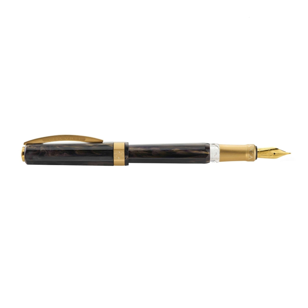 Visconti Opera Gold Black Fountain pen - Vulpen / Fountain pen ...
