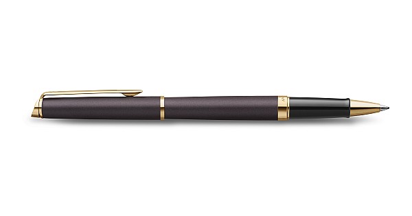 Waterman Hemisphere Metallic Lava Black GT Rollerball - Rollerball ...