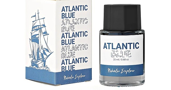 Nahvalur Explorer Ink Atlantic Blue (Dark Blue Teal) 20ml Ink Bottle ...