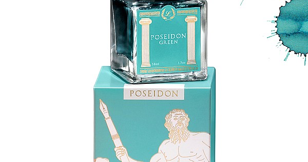 Laban Greek Mythology Poseidon Green Ink - 50ml Ink Bottle - 2024994906 ...