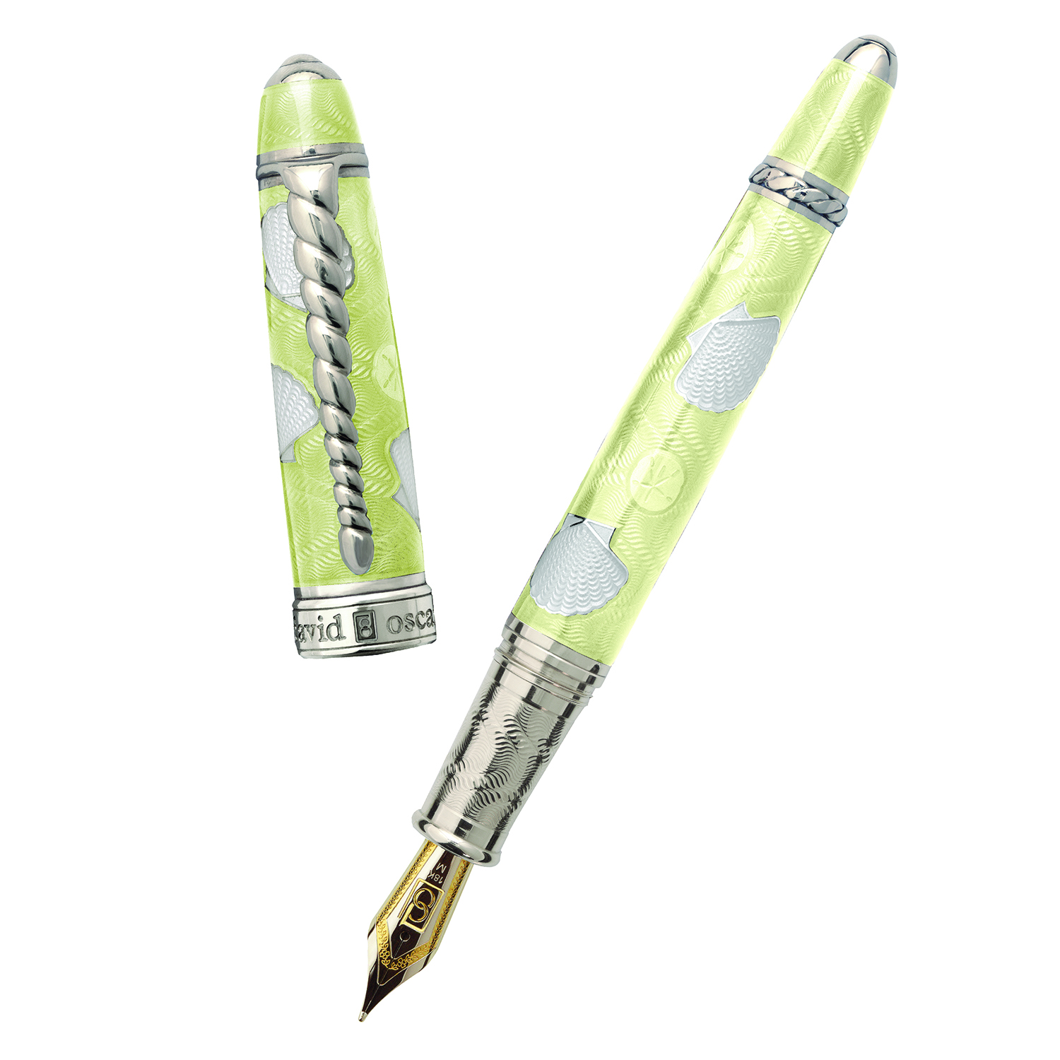 David Oscarson Seaside Sunshine Yellow Fountain pen - Vulpen / Fountain ...