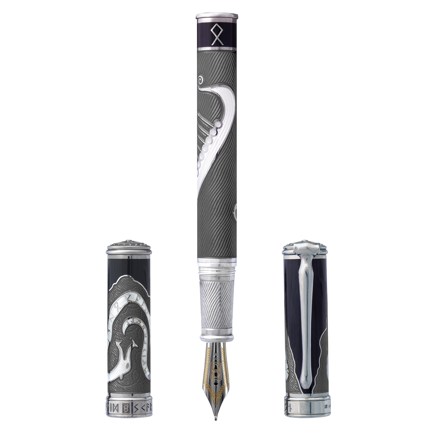 David Oscarson Valhalla Thor Fountain pen - Vulpen / Fountain pen ...