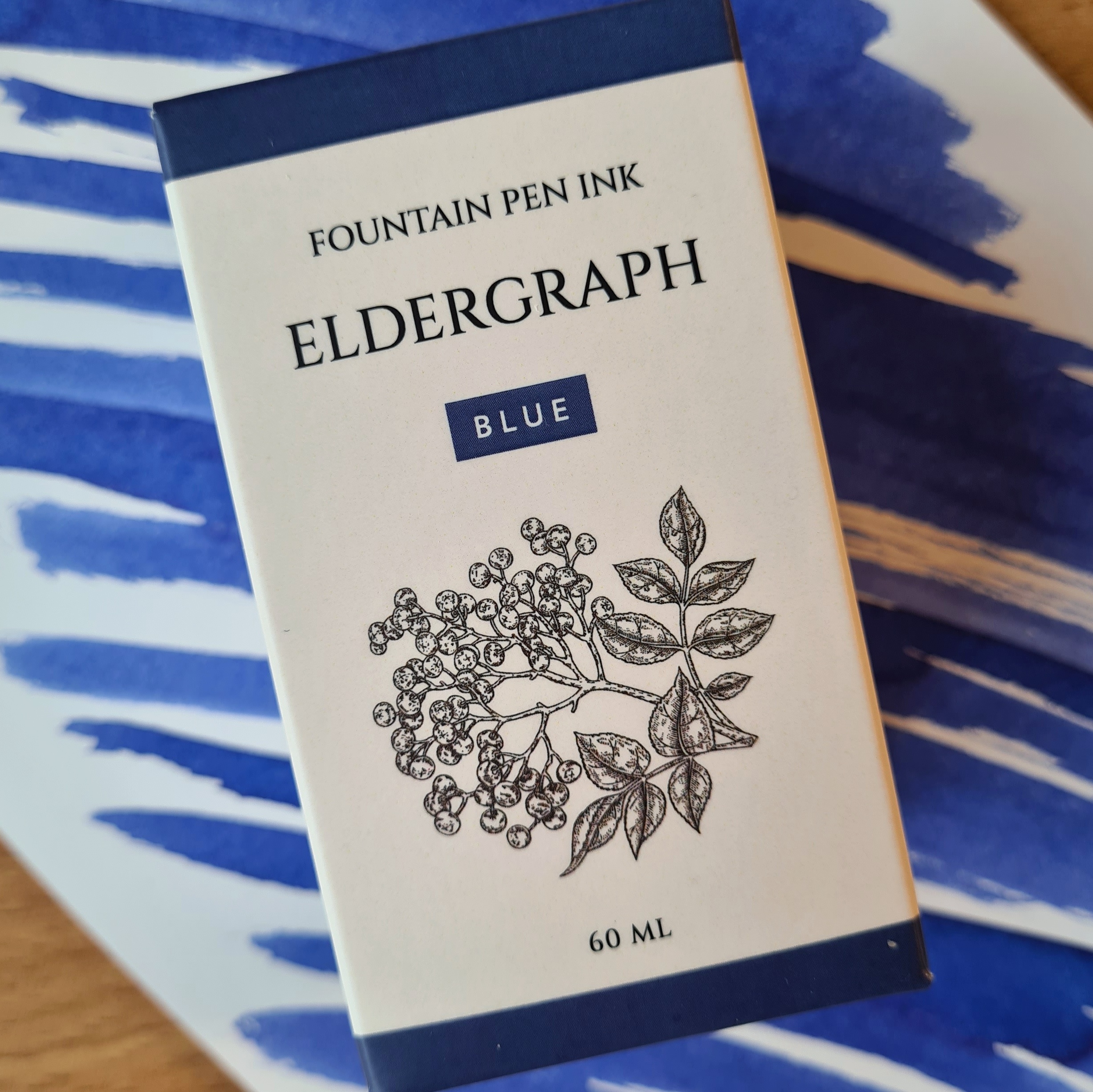 Eldergraph Blue 60ml Ink Bottle - Inkt / Ink | Appelboom.com