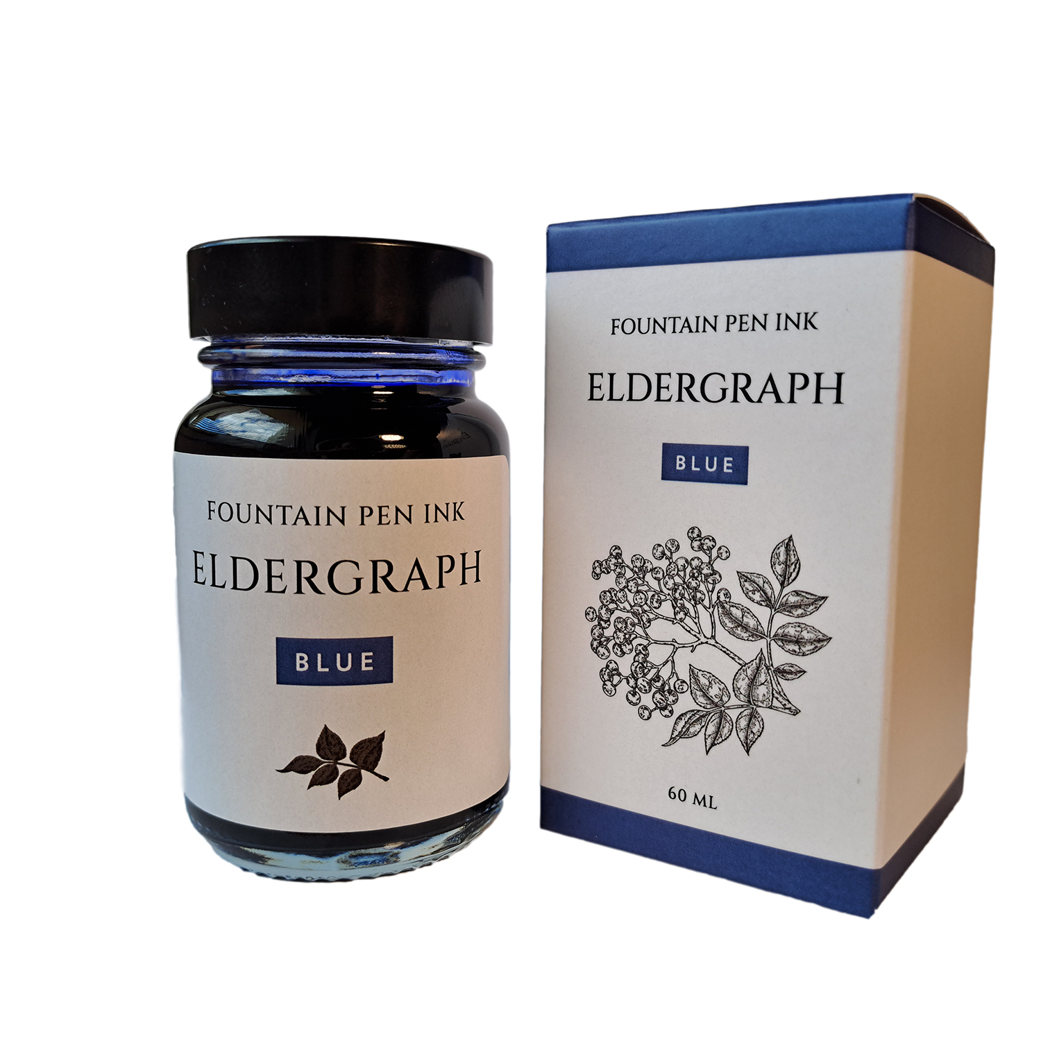 Eldergraph Blue 60ml Ink Bottle - Inkt / Ink | Appelboom.com