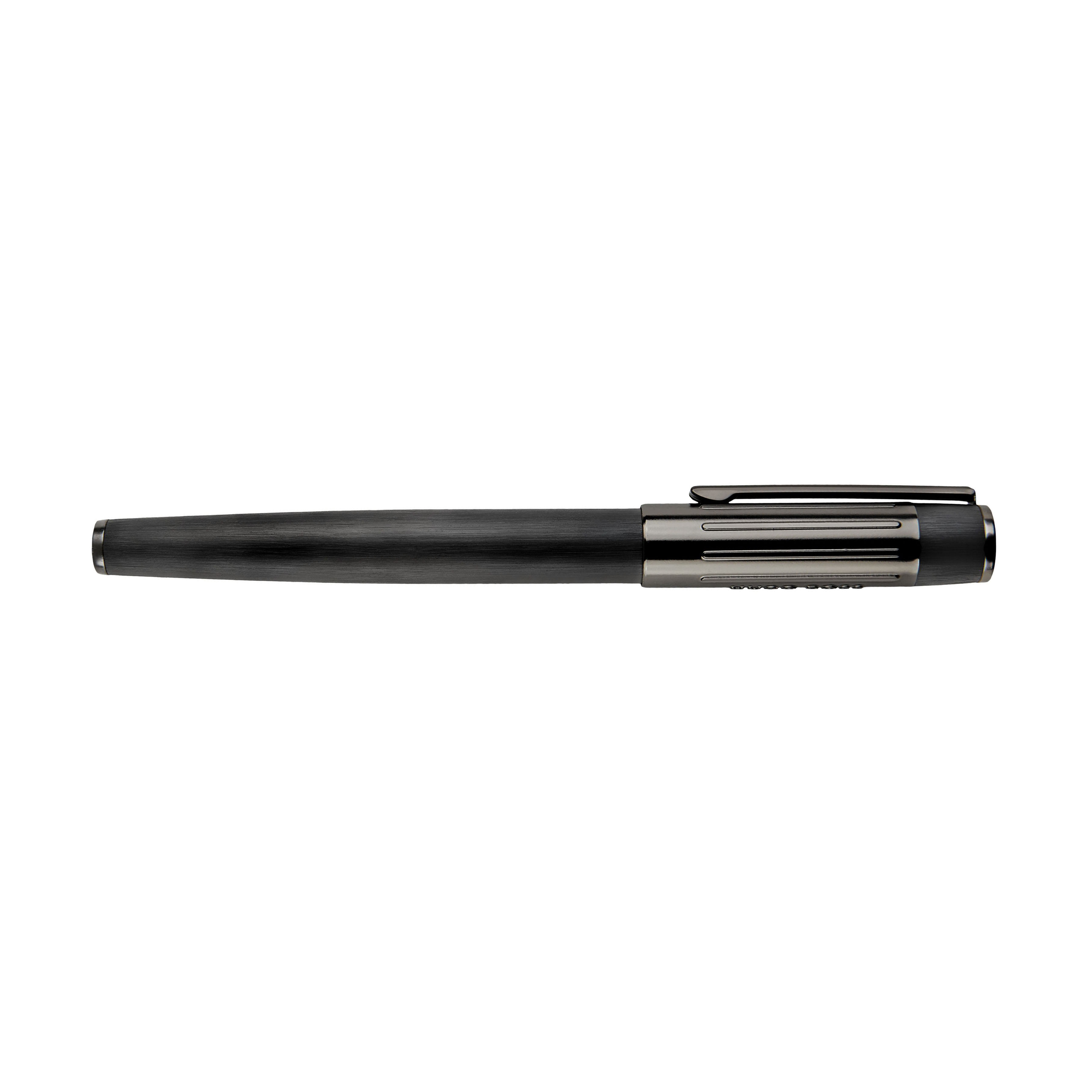 Hugo Boss Gear Ribs Black Fountain pen - Vulpen / Fountain pen ...