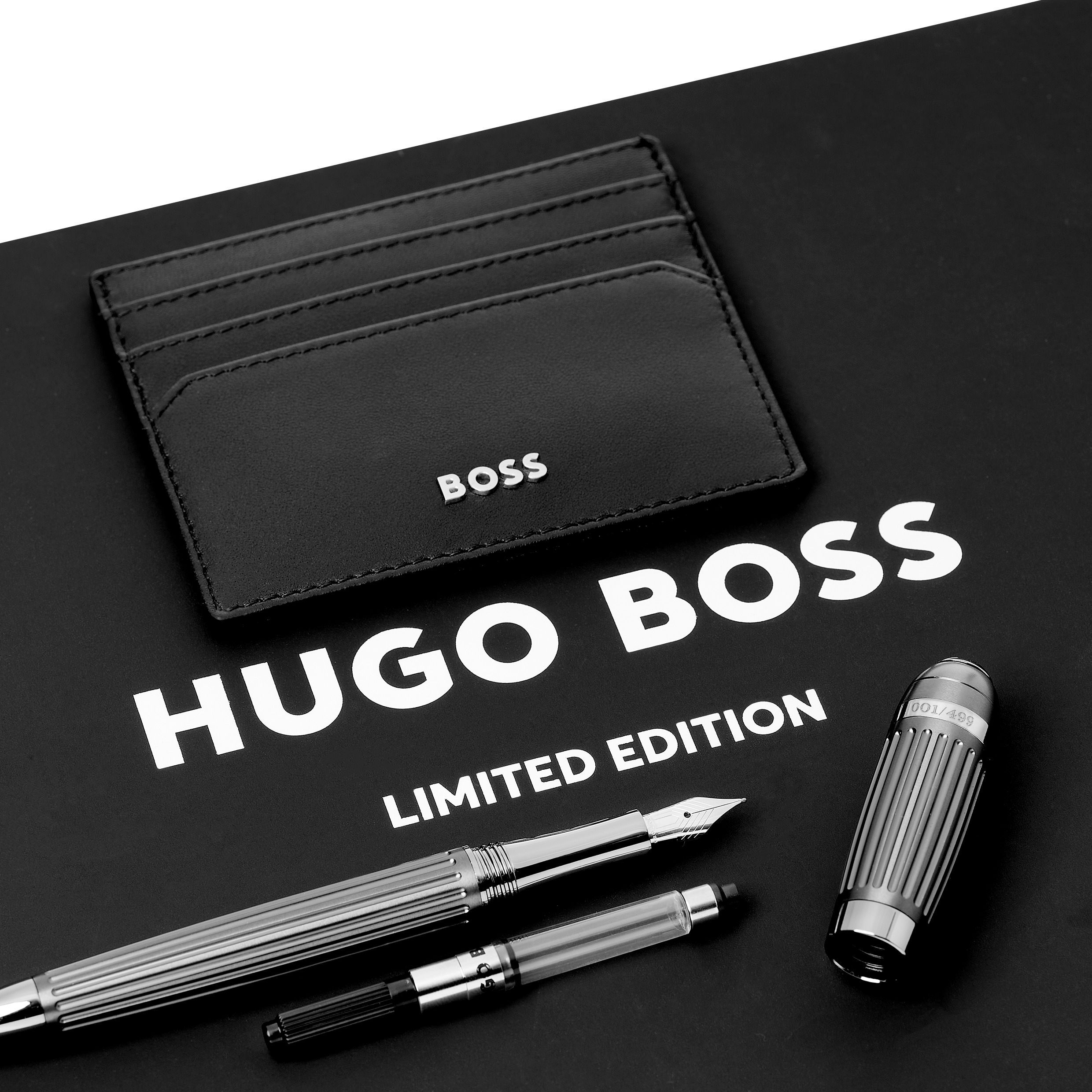 Hugo Boss Arc Futurist Gunmetal Fountain pen - Vulpen / Fountain pen ...