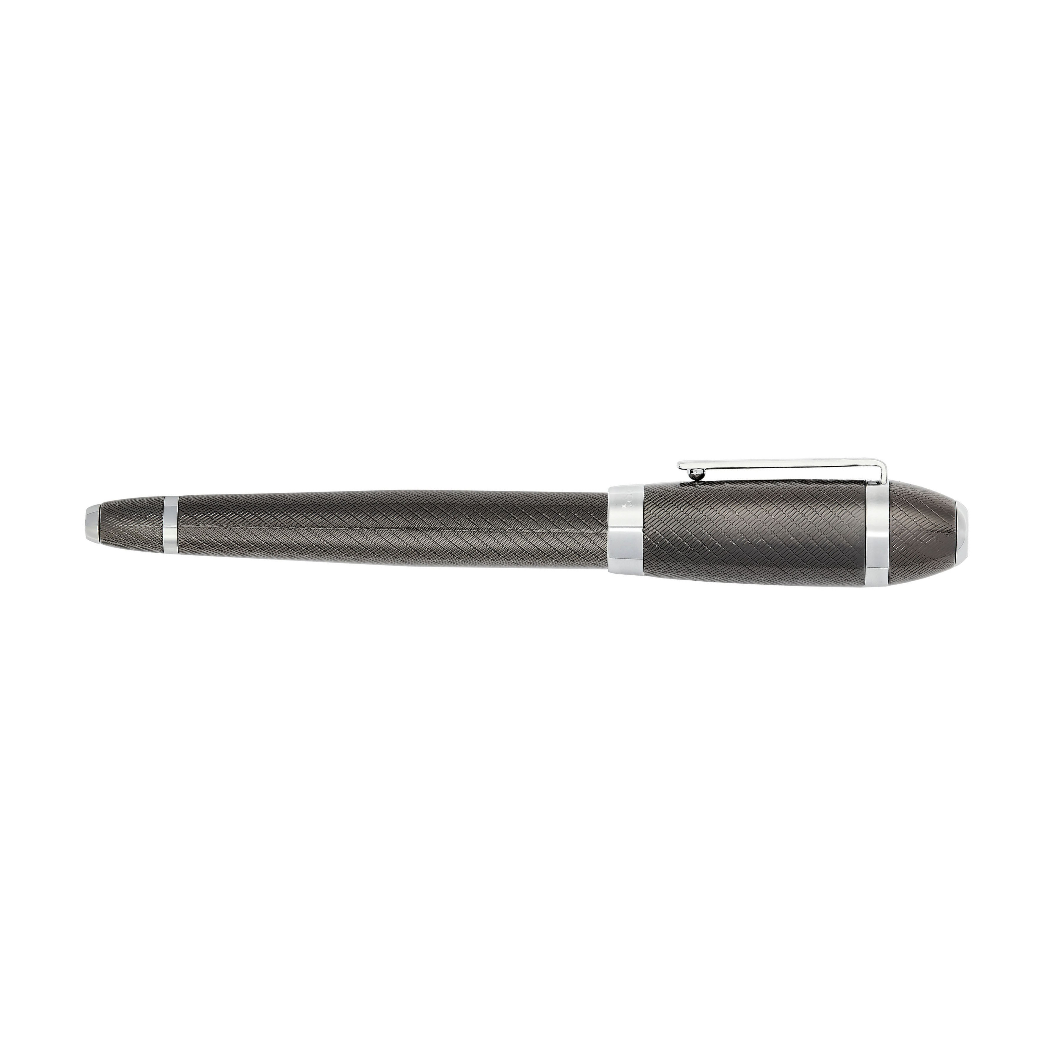 Hugo Boss Arc Futurist Gunmetal Fountain pen - Vulpen / Fountain pen ...
