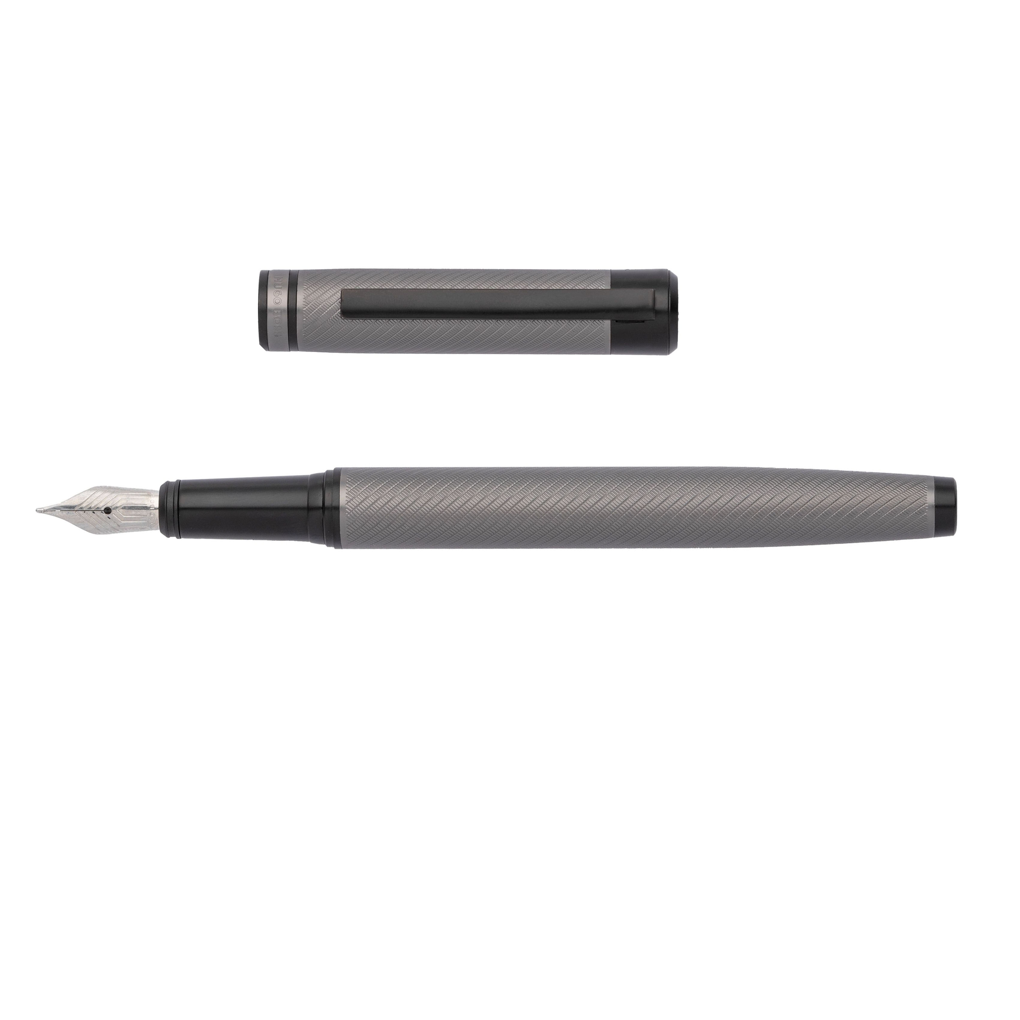 Hugo Boss Filament Gunmetal Fountain pen - Vulpen / Fountain pen ...
