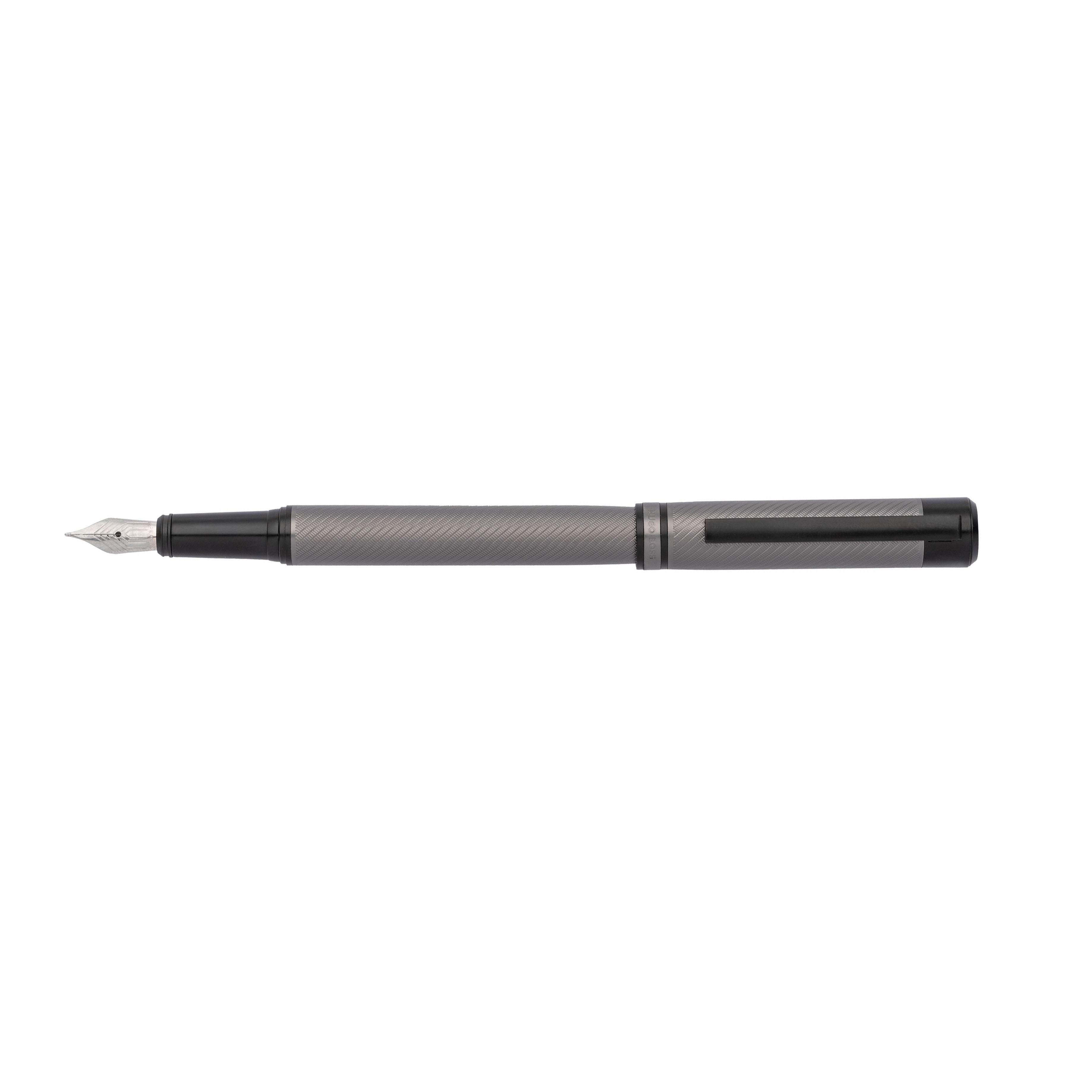 Hugo Boss Filament Gunmetal Fountain pen - Vulpen / Fountain pen ...