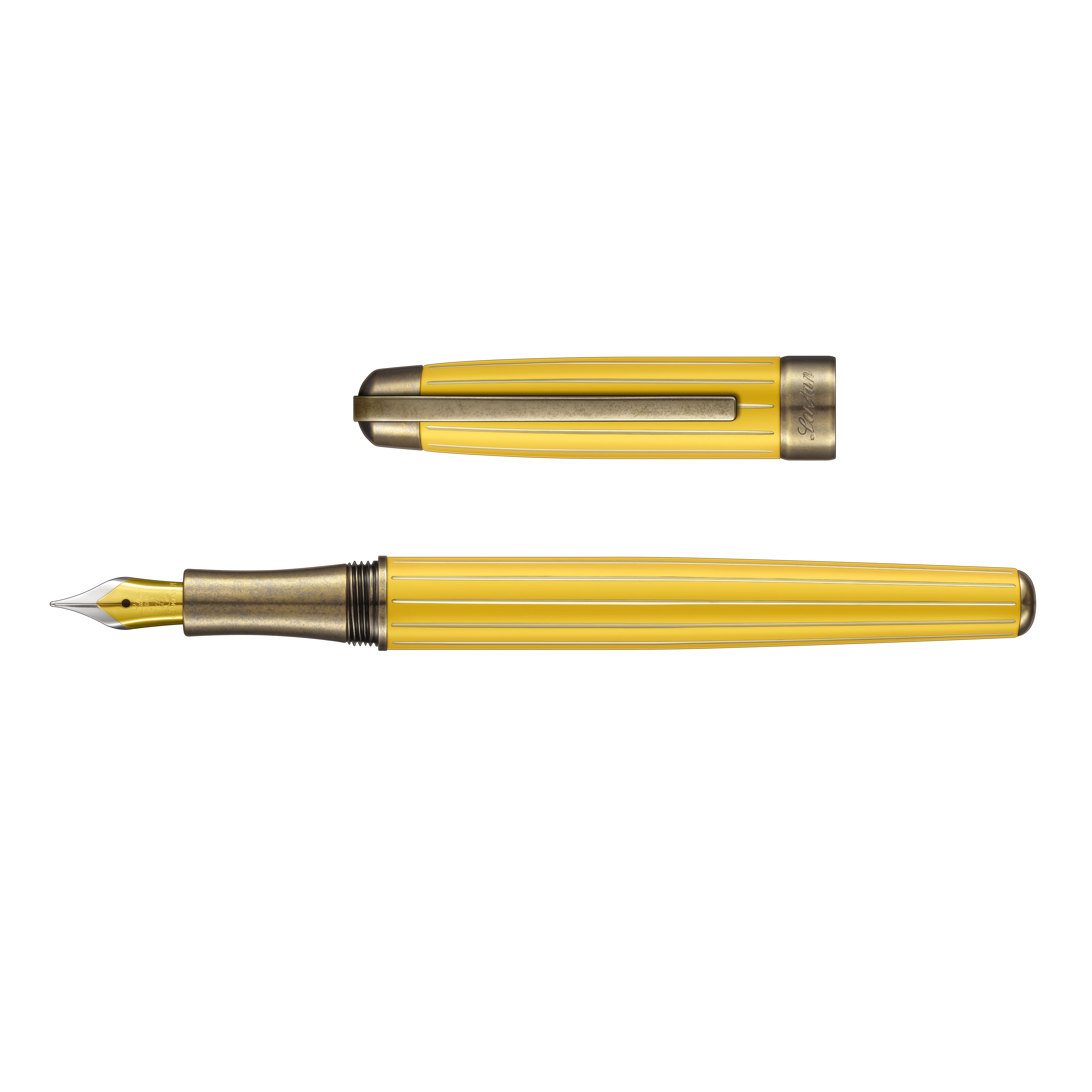 Laban Antique II Yellow Fountain pen - Vulpen / Fountain pen ...