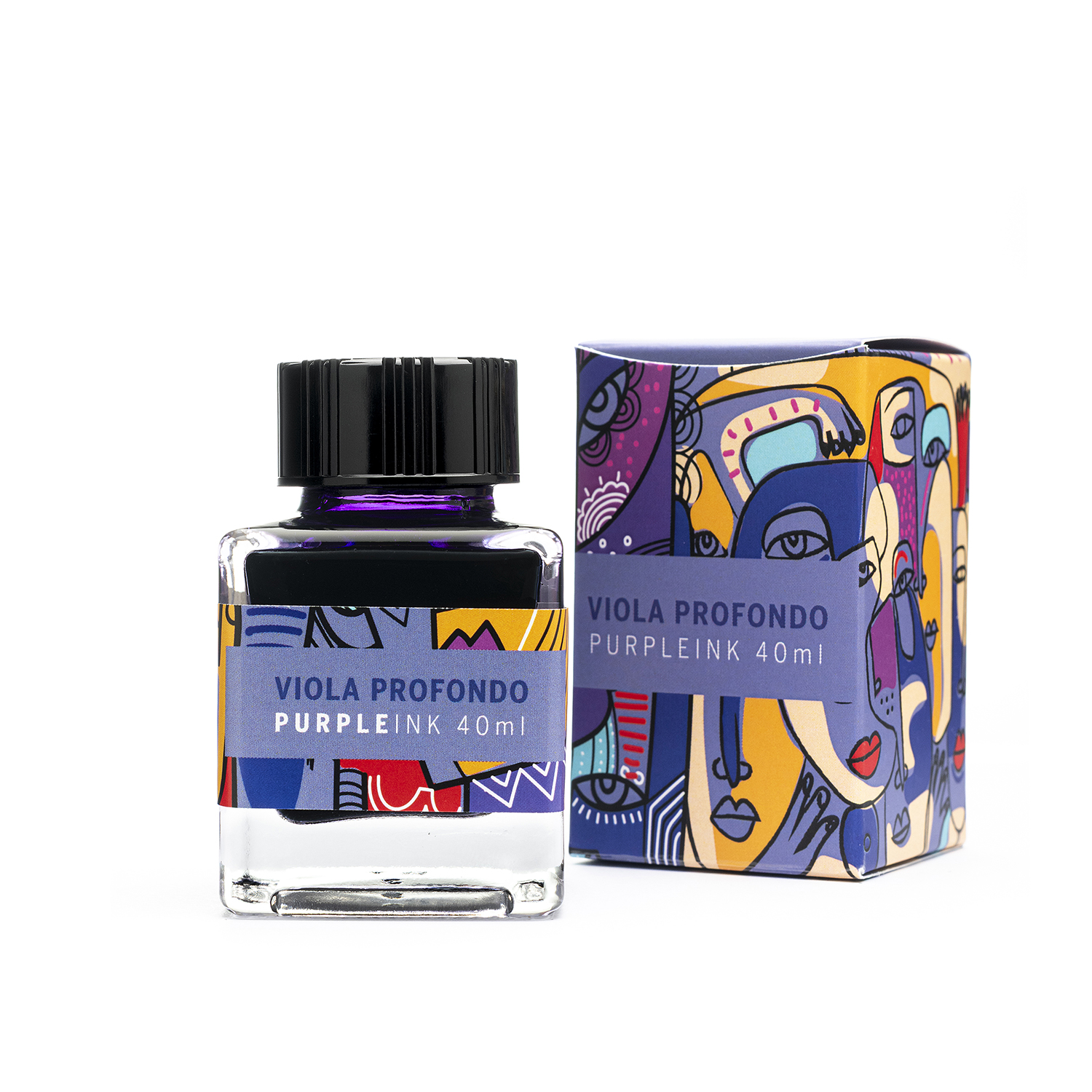 Leonardo Deep Purple Unique Ink - Ink Bottle - Inkt / Ink | Appelboom.com