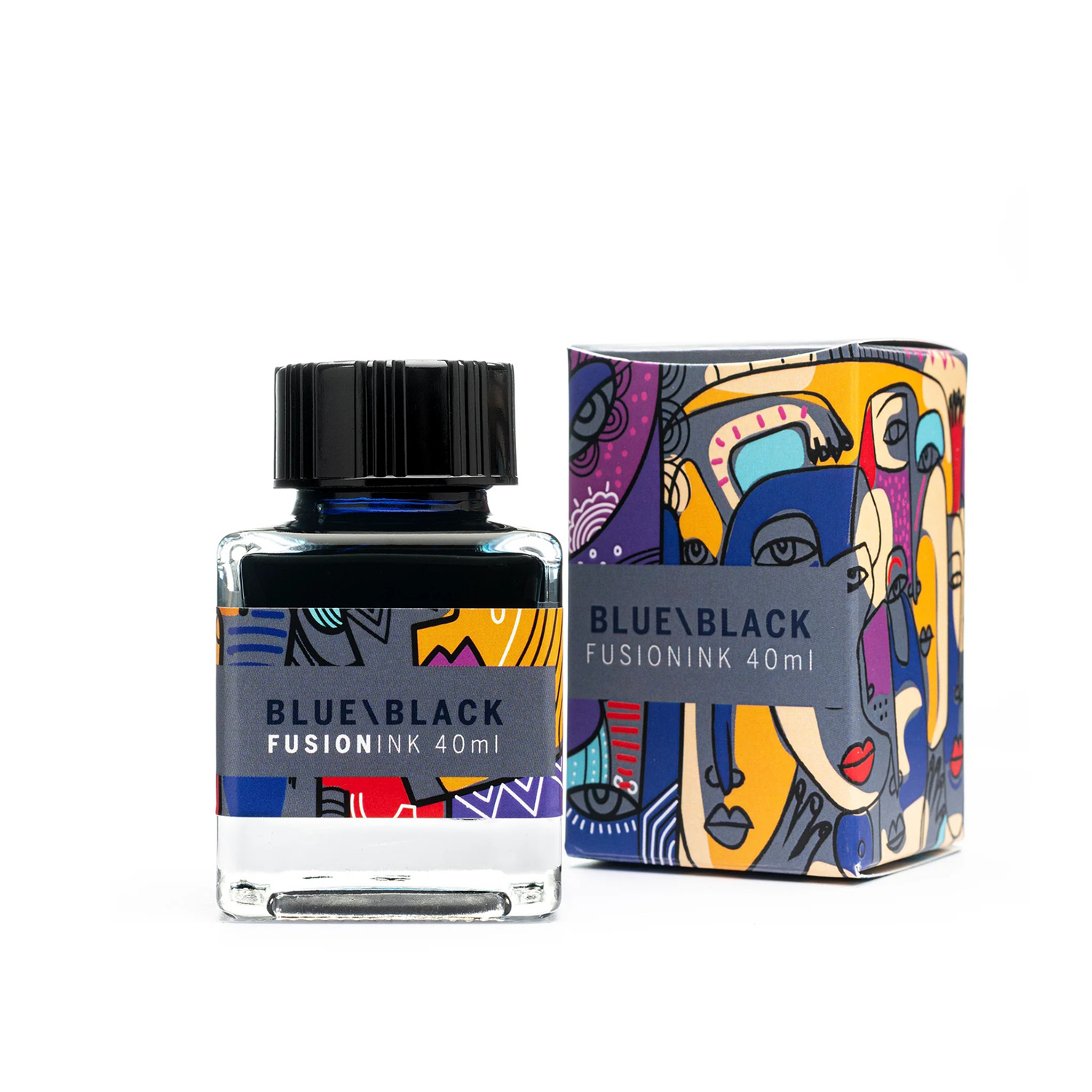 Leonardo Blue/Black Ink - Ink Bottle - Inkt / Ink | Appelboom.com