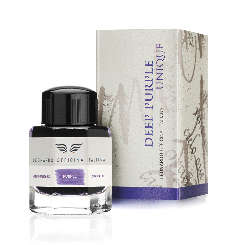Leonardo Deep Purple Unique Ink - Ink Bottle - Inkt / Ink | Appelboom.com