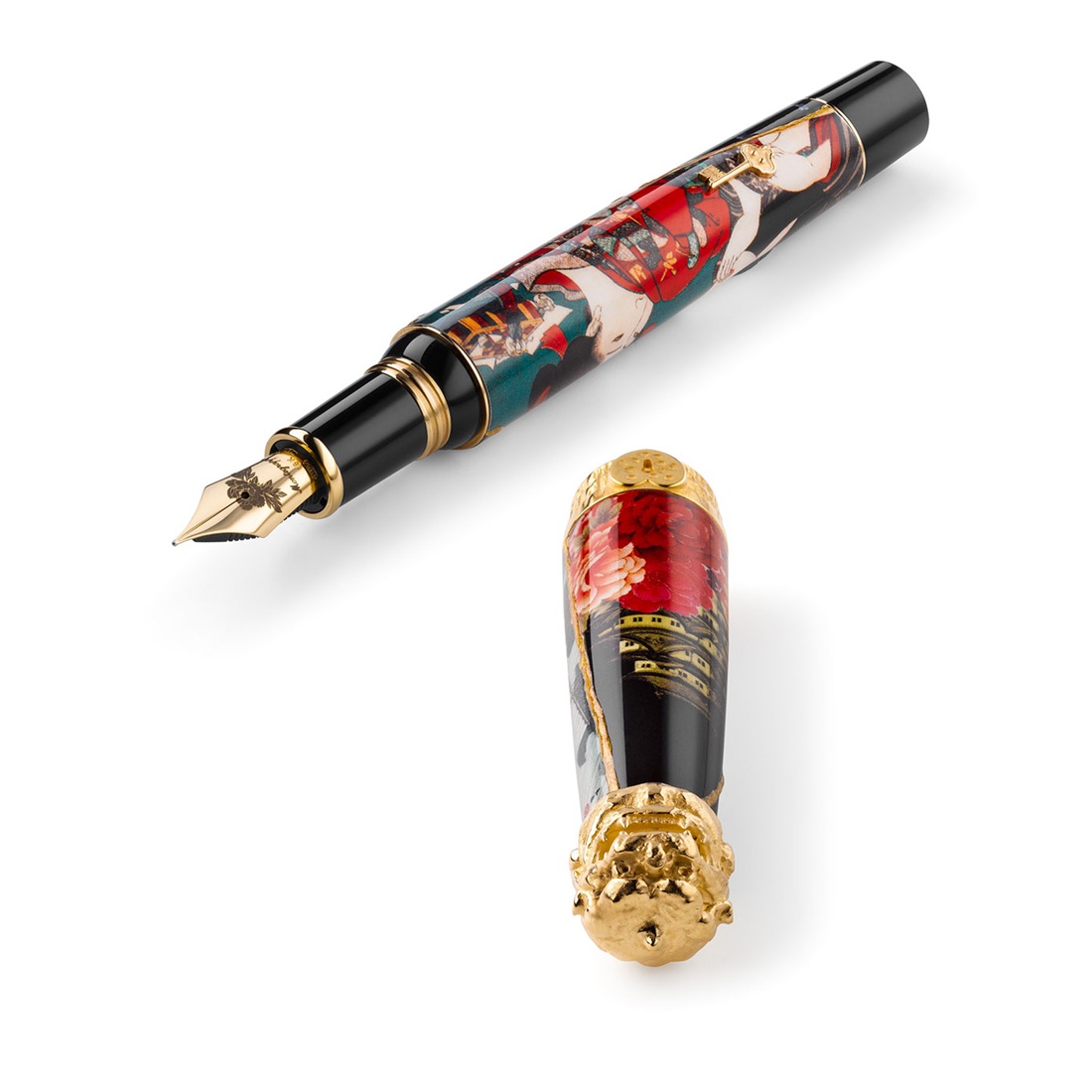 Montegrappa Bijo-To-Yaju by Tomita Kazuhiko LE Fountain pen - Vulpen ...