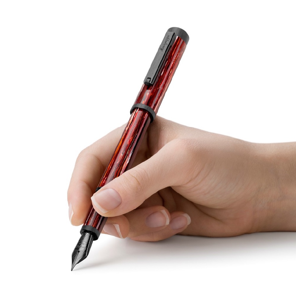 Montegrappa Zero Zodiac Scorpio Ultra Black Fountain Pen - Vulpen ...