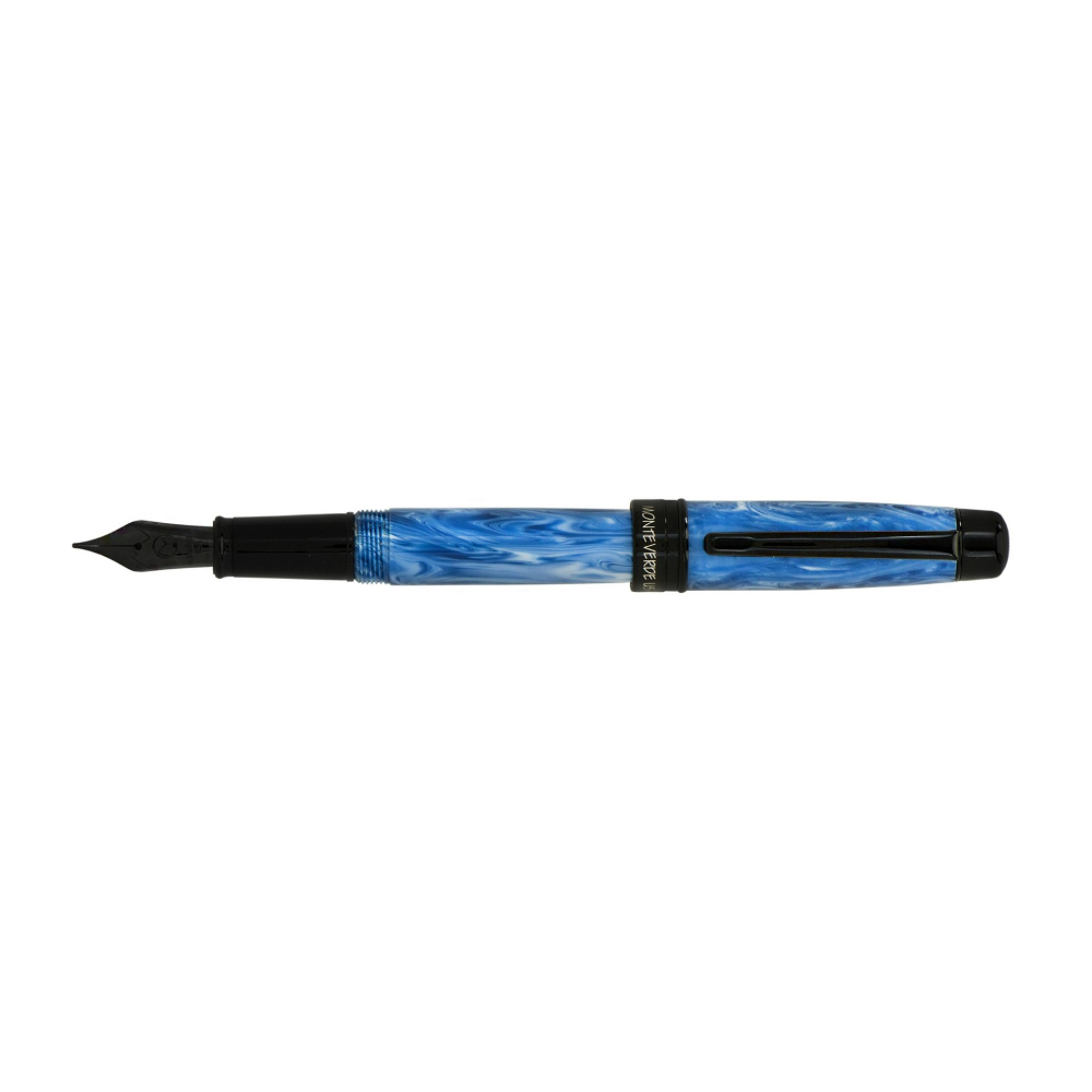 Monteverde Prima Blue Swirl Fountain Pen - Vulpen / Fountain pen ...