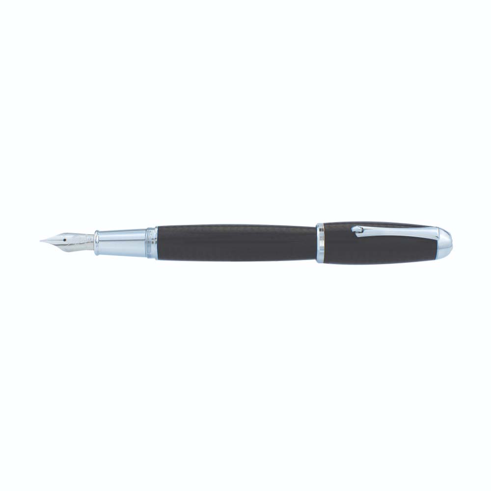 Monteverde Super Mega Carbon Fiber & Chrome Fountain Pen - Vulpen ...