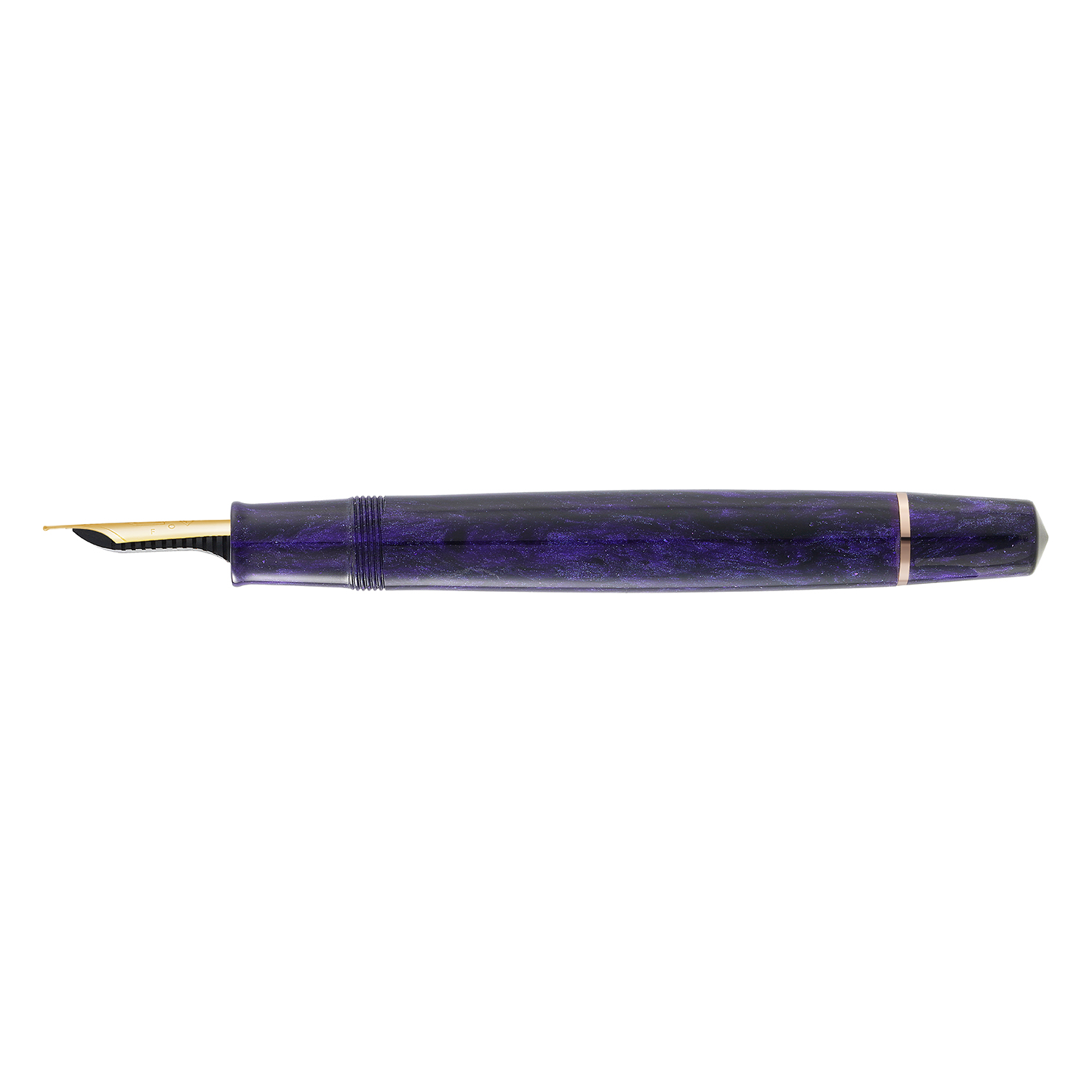 Omas Bologna Ametista Profondo RGT Fountain pen - Vulpen / Fountain pen | Appelboom.com