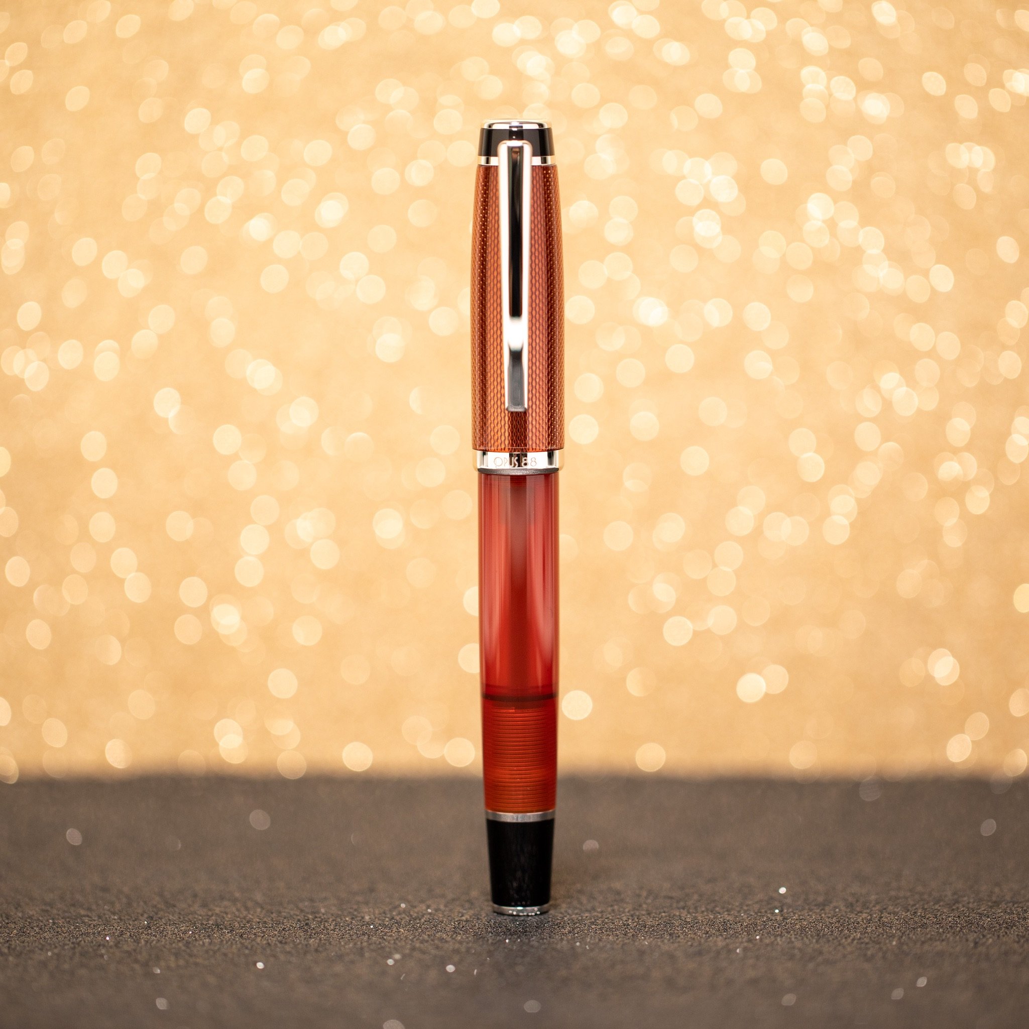 Opus 88 Opera Brown Dot Fountain pen - Vulpen / Fountain pen ...