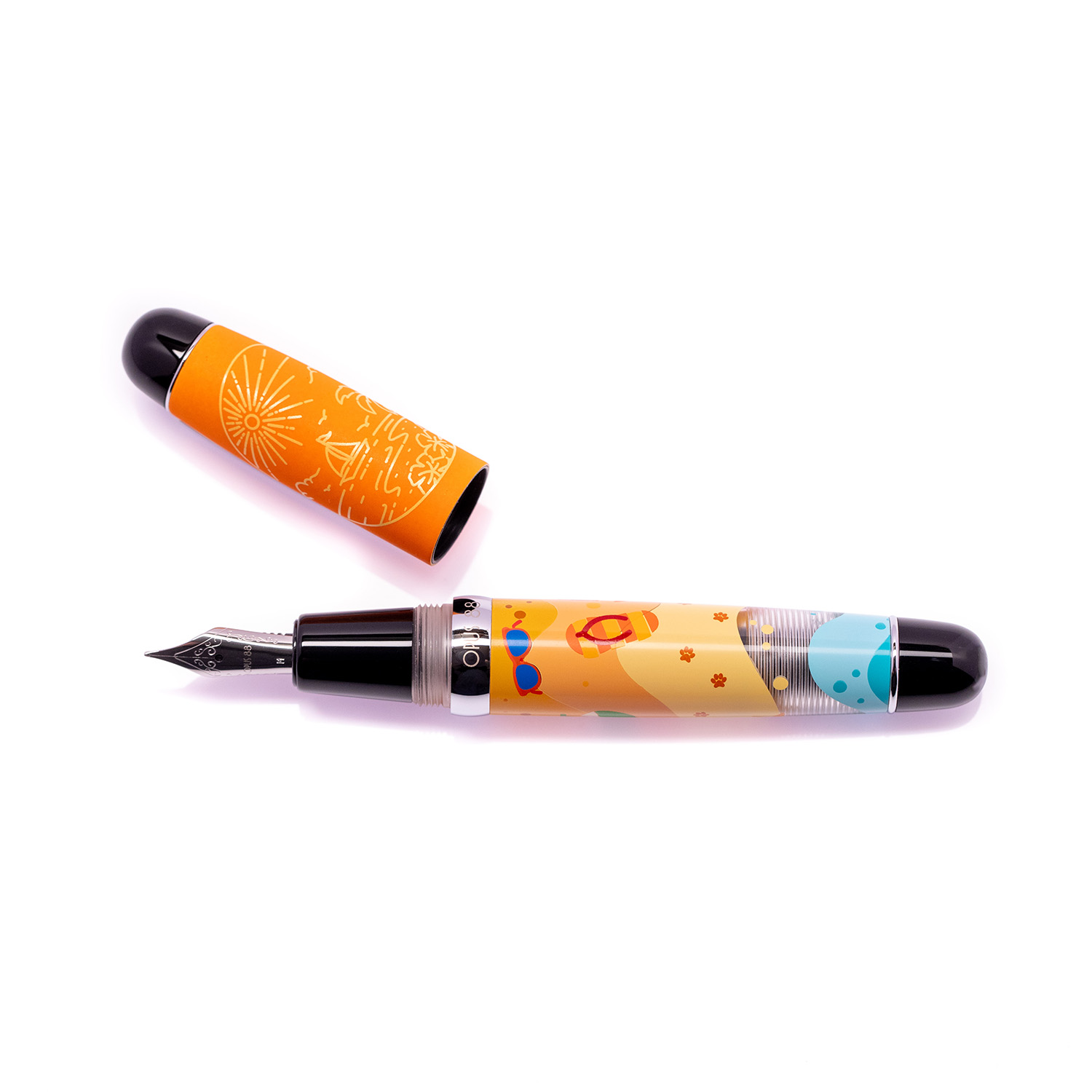 Opus 88 Mini Pocket Summer Strike Fountain pen - Vulpen / Fountain pen ...