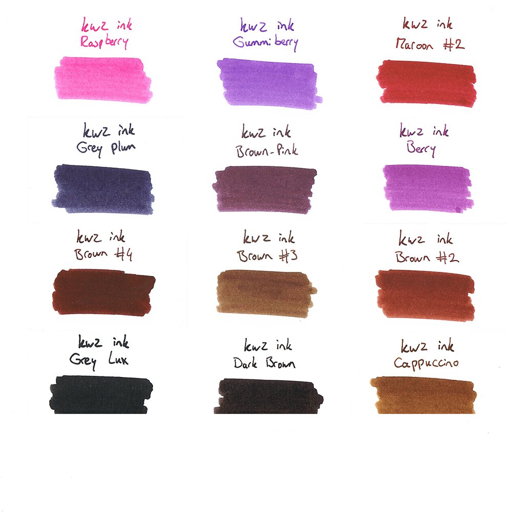 KWZ Standard Ink - Ink Bottles (40 colors) | Appelboom.com