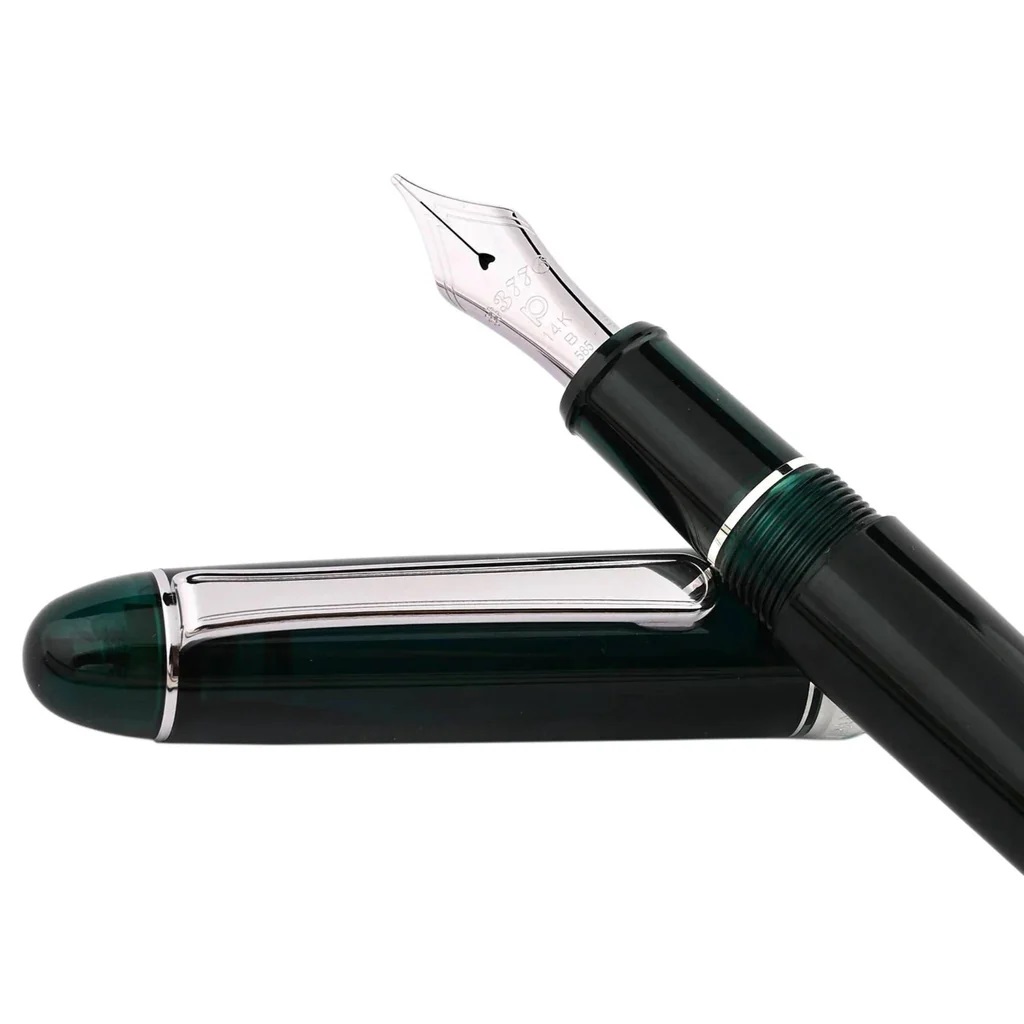 Platinum #3776 Century Laurel Green ST Fountain pen - Vulpen / Fountain ...