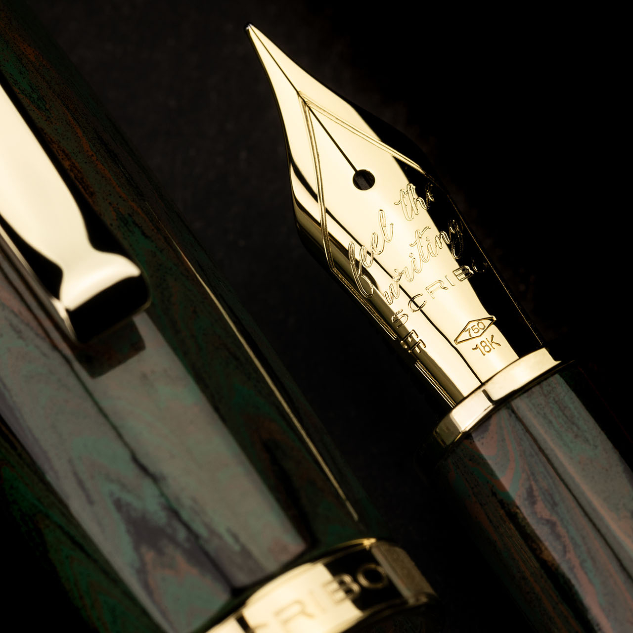 Scribo Feel Ebonite Monte Conero Fountain pen - Vulpen / Fountain pen ...