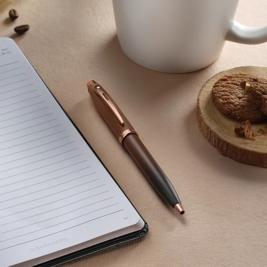 Sheaffer 100 Coffee Edition Brown PVD Bolígrafo - Ballpoint | Appelboom.com