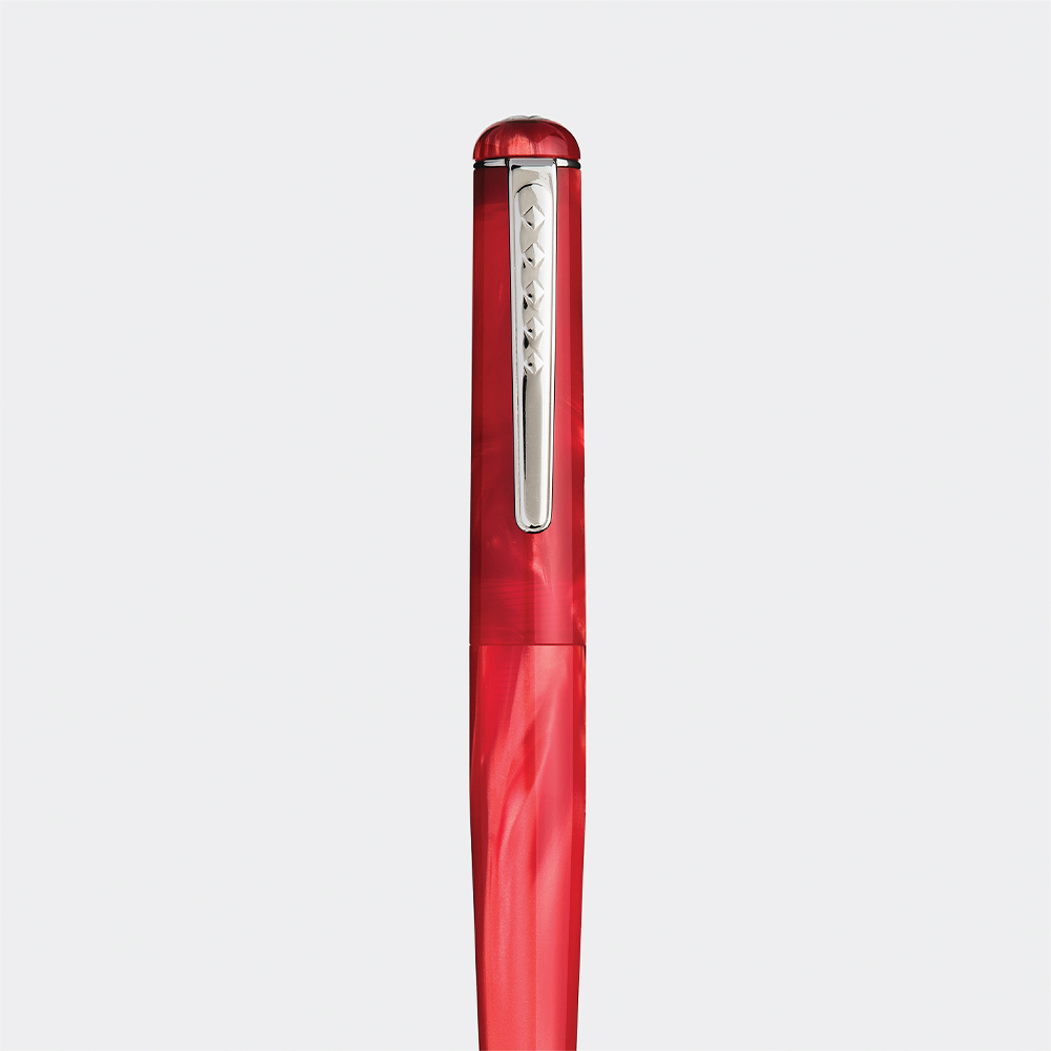 Tom Hessin Charles Collection Exhibition Red Fountain pen - Vulpen ...