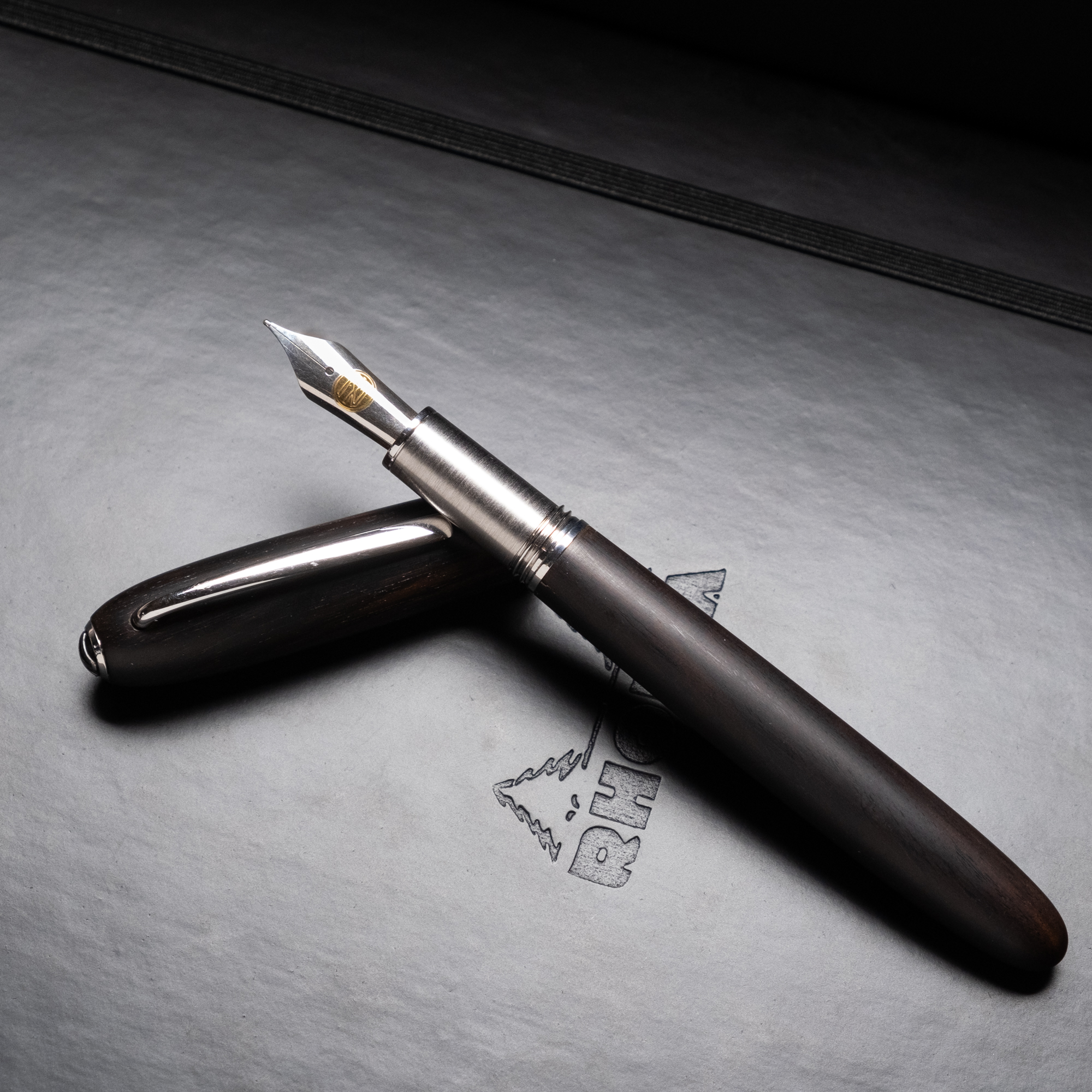 JanZander Design Alter Ego Grenadilla Wood ST Fountain pen - Vulpen ...