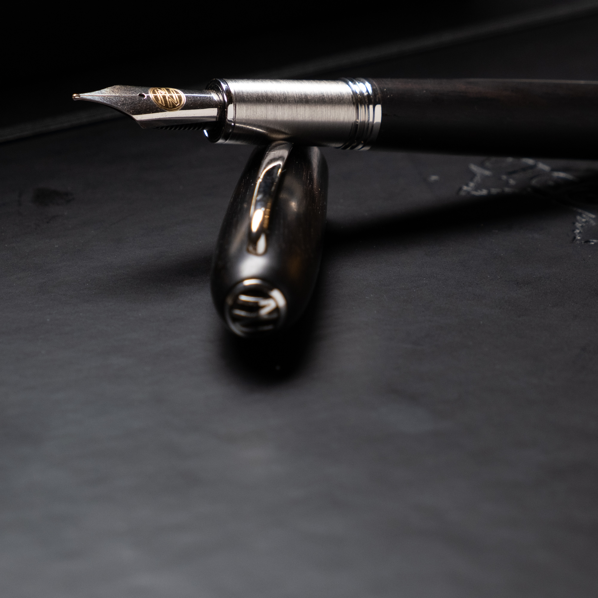 JanZander Design Alter Ego Grenadilla Wood ST Fountain pen - Vulpen ...