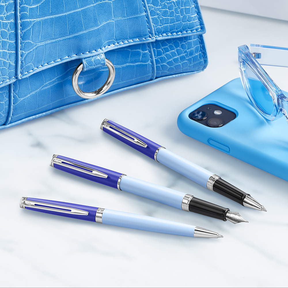 Waterman Hemisphere Colour Block Blue CT Fountain pen - Vulpen ...