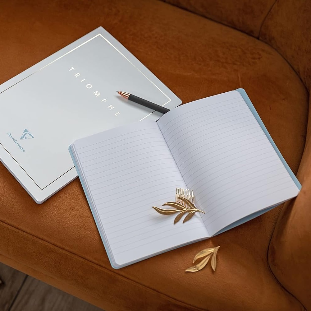 Clairefontaine Triomphe A5 Plain Spine Notebook - 2024964942 ...
