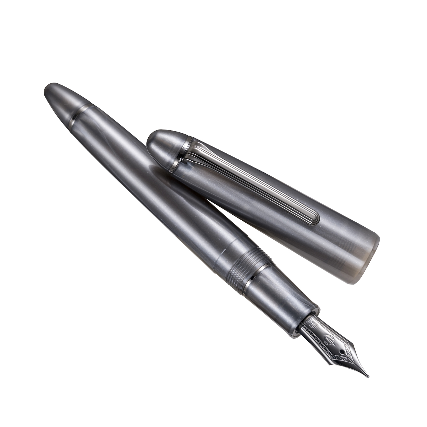 Sailor 1911L Ringless Metallic Simply Blue IP Fountain pen ...